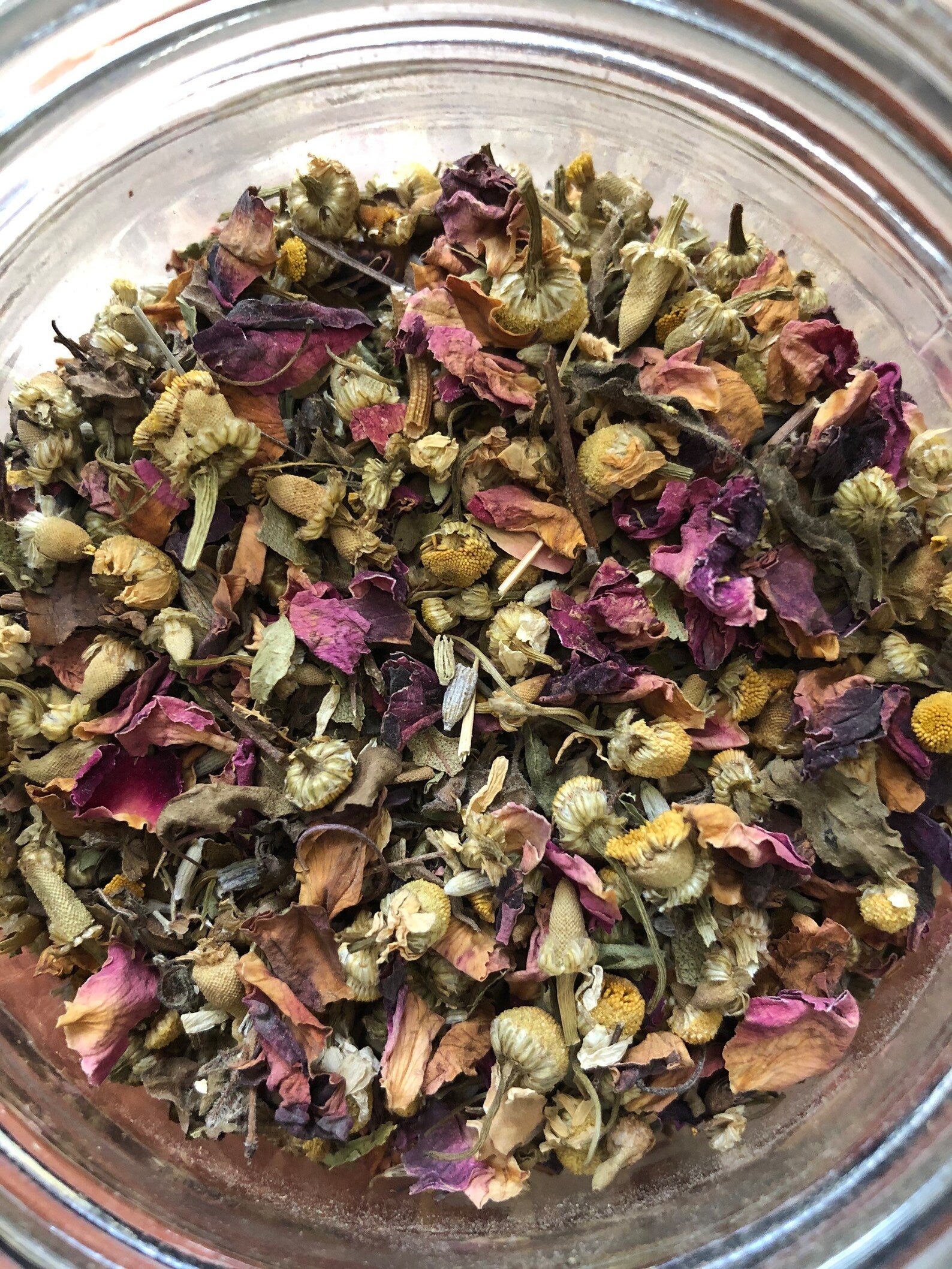 Rosy Outlook Tea | Deep Green Light